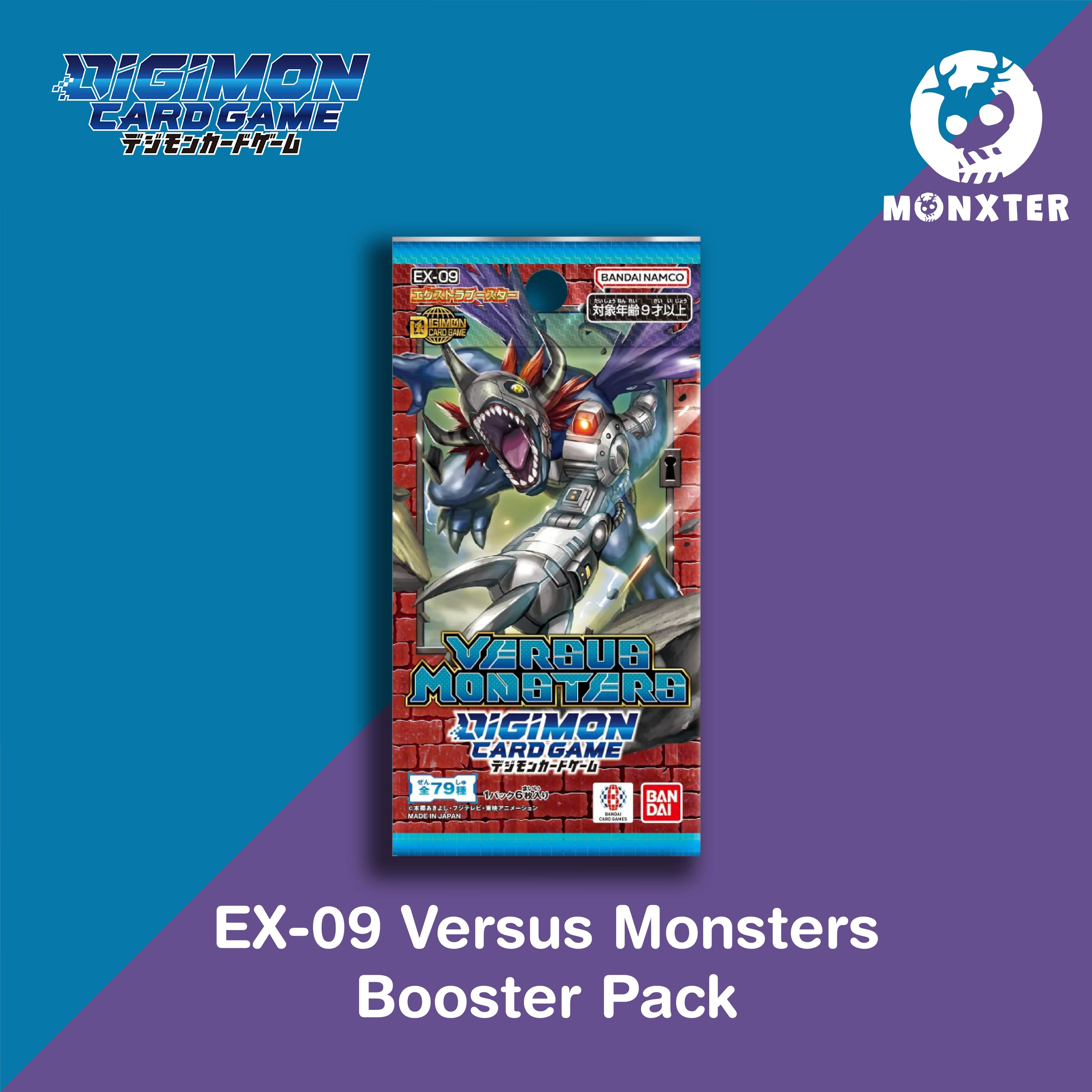 Digimon Card Game : EX-09 Versus Monsters Booster Pack – Desk Monxter