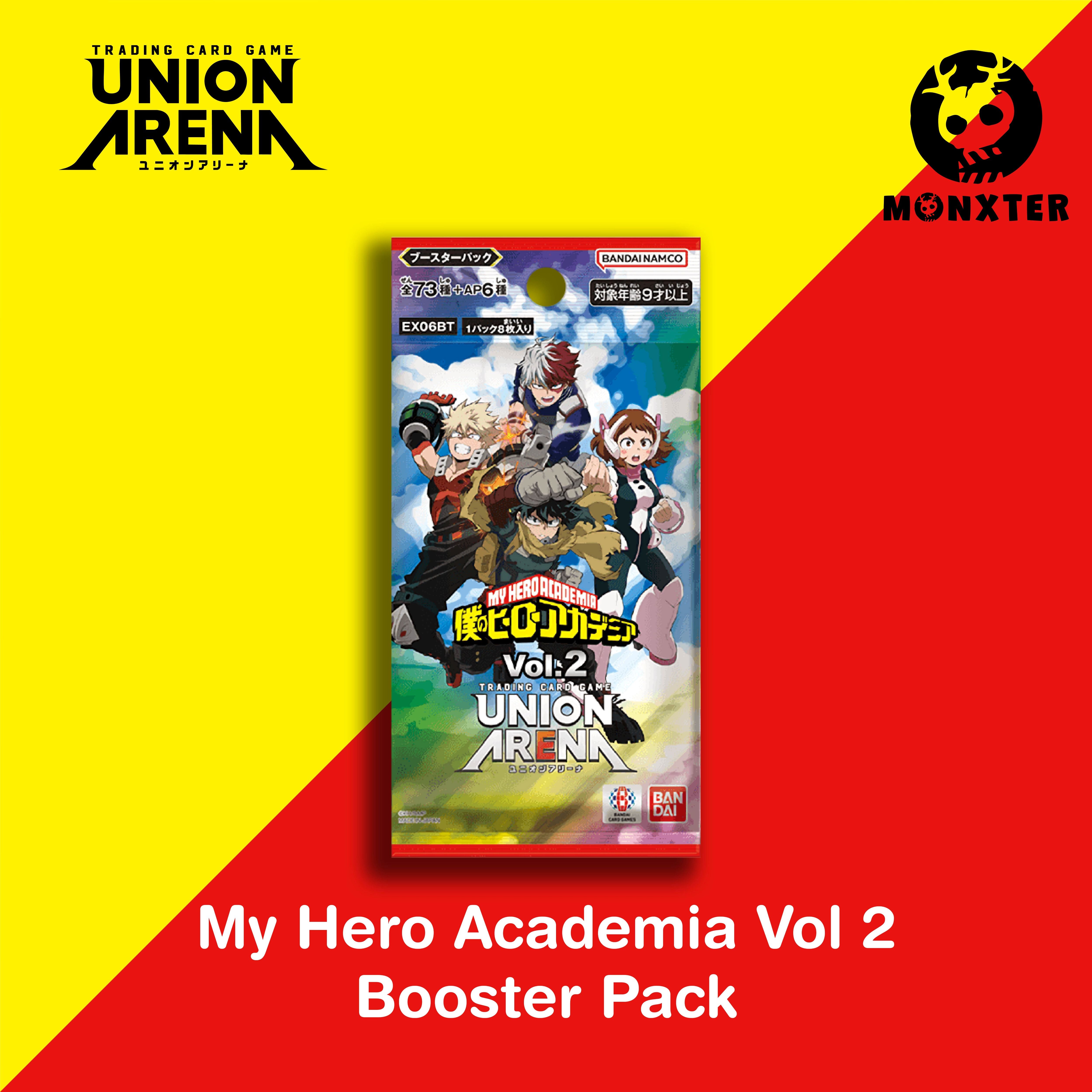 Union Arena TCG : My Hero Academia Vol 2 Booster Pack – Desk Monxter